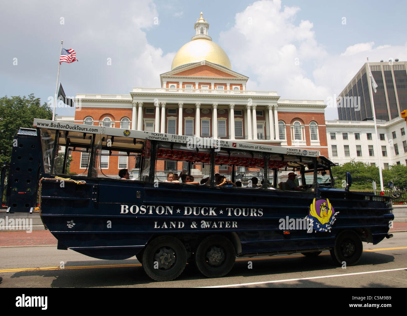 Boston Duck Tour at State House Stock Photo - Alamy