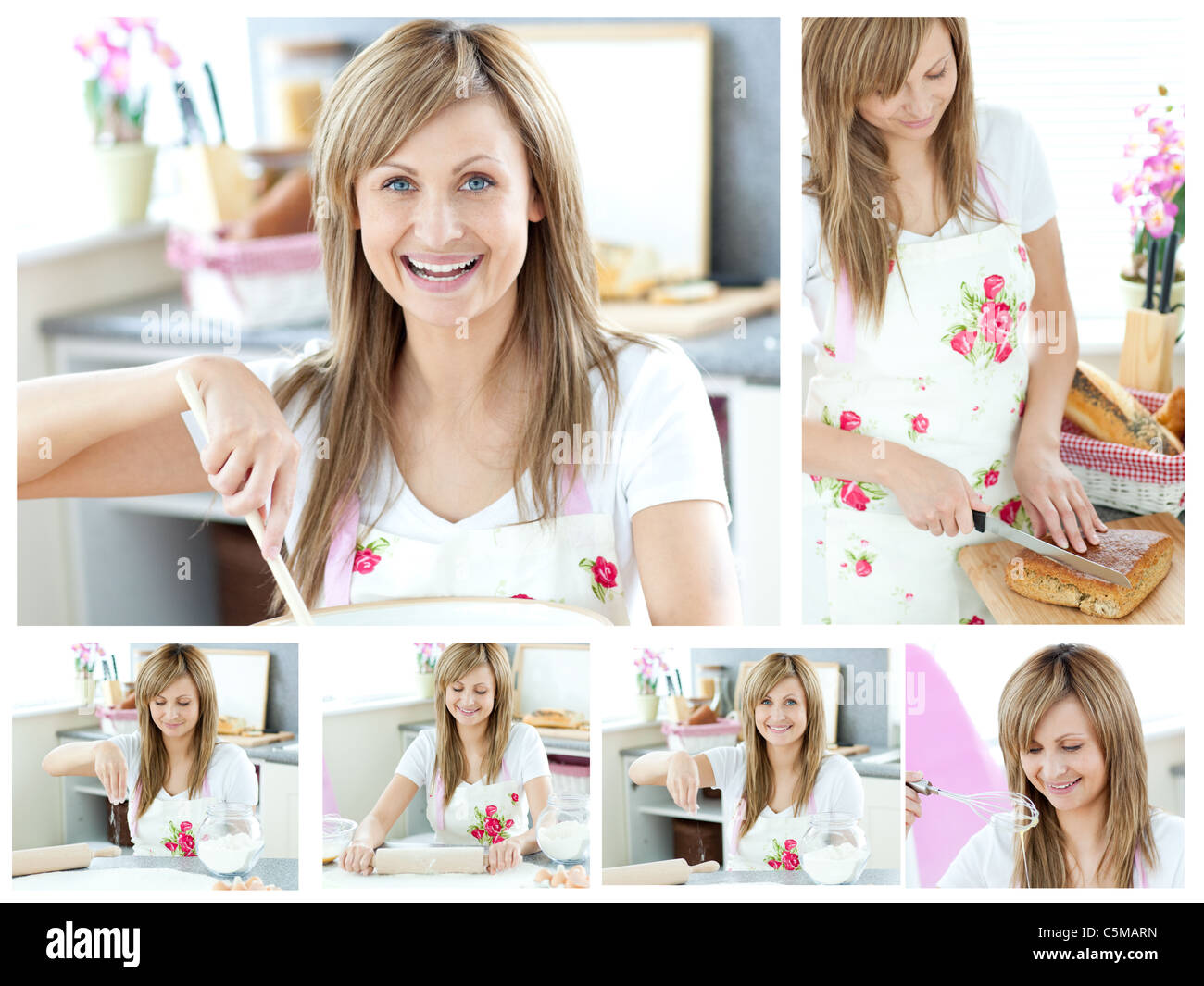 Collage cook cooking hi-res stock photography and images - Alamy