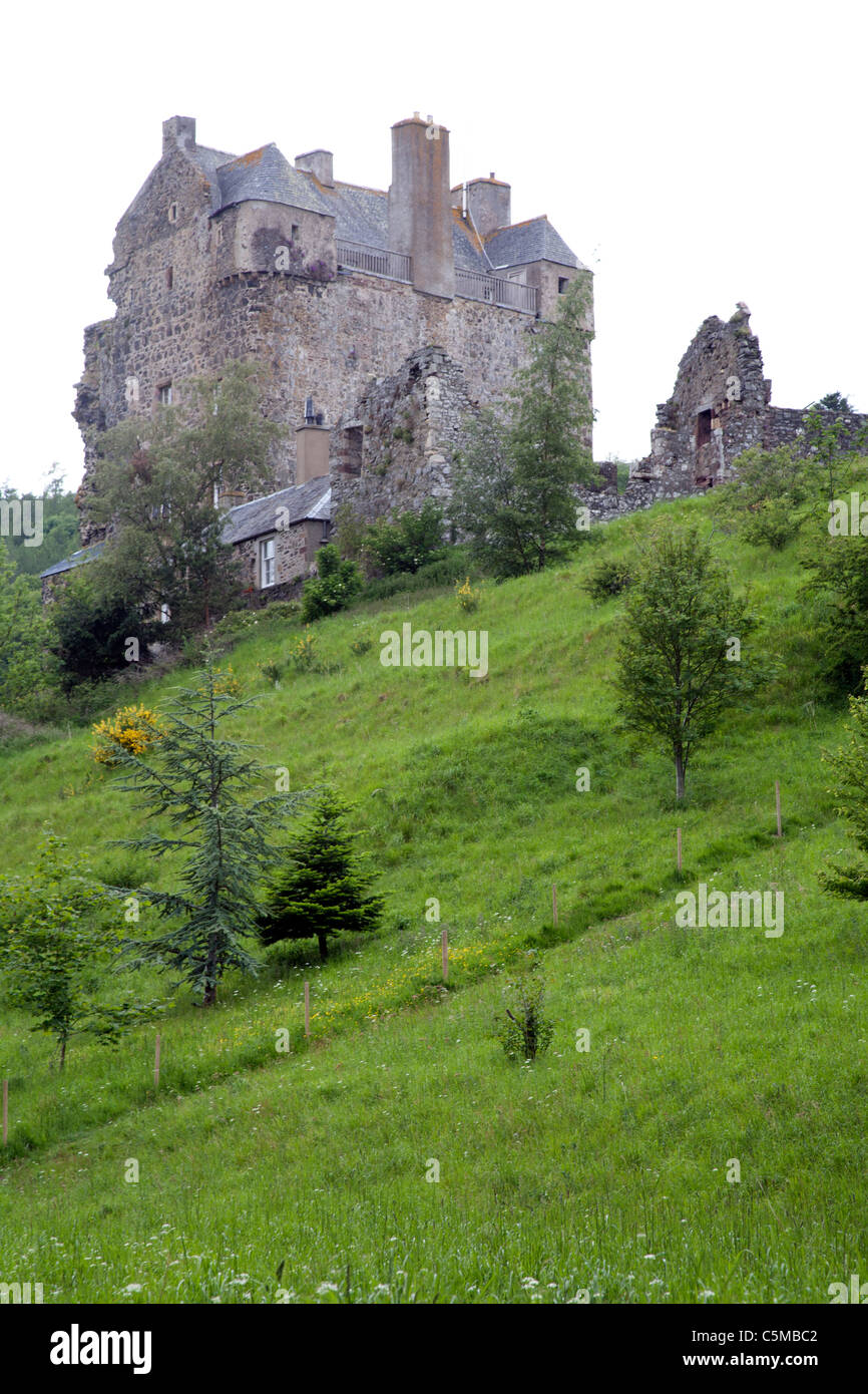 Neidpath Castle, Peebles Scotland UK Stock Photo - Alamy