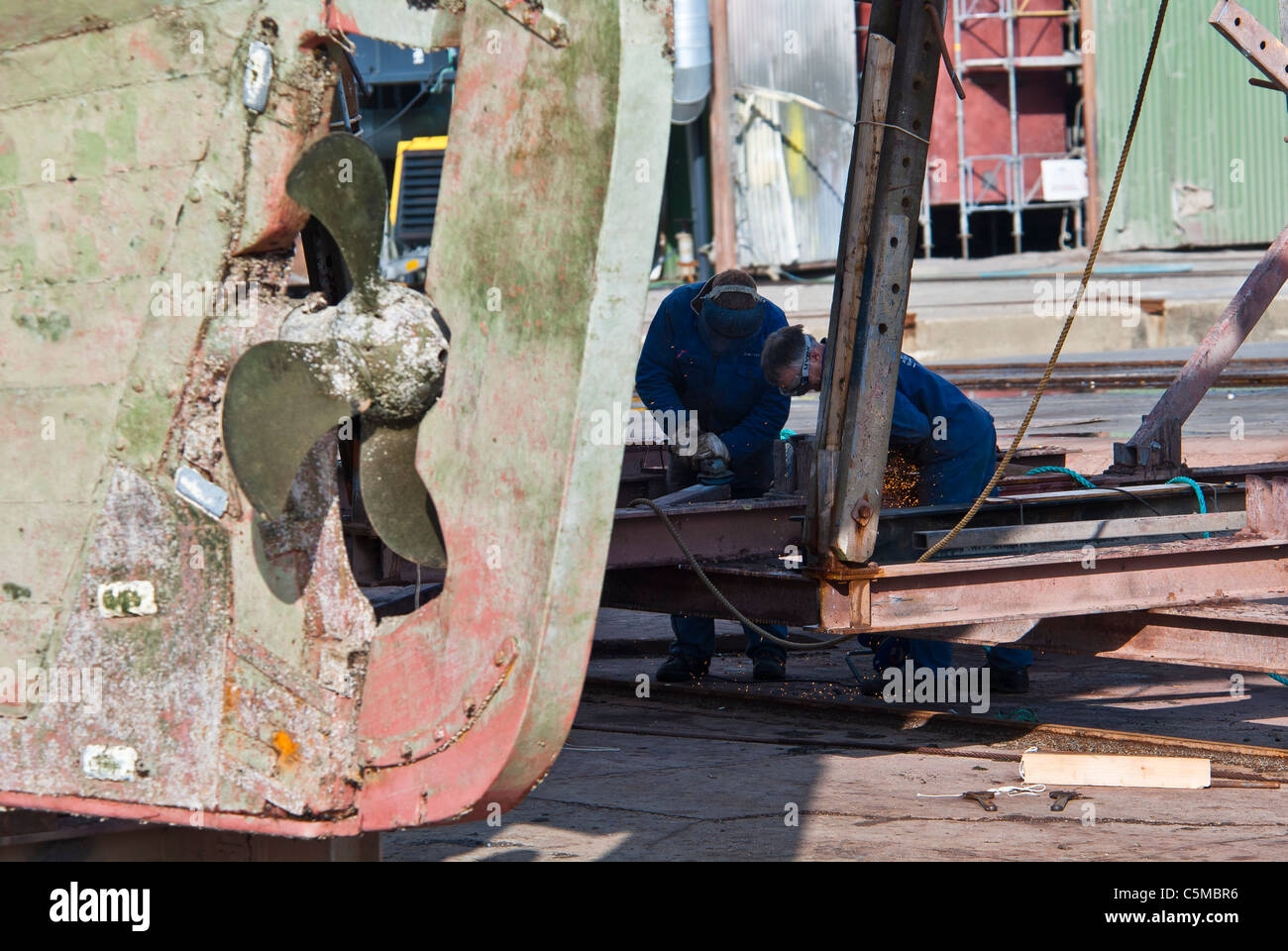 Ship two persons hi-res stock photography and images - Alamy