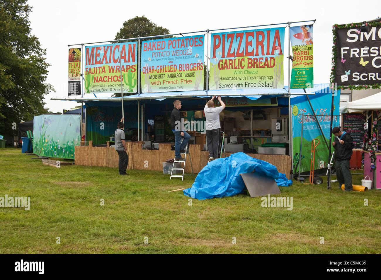 Mexican food stall at the latitude Festival 2011, Henham Park ...