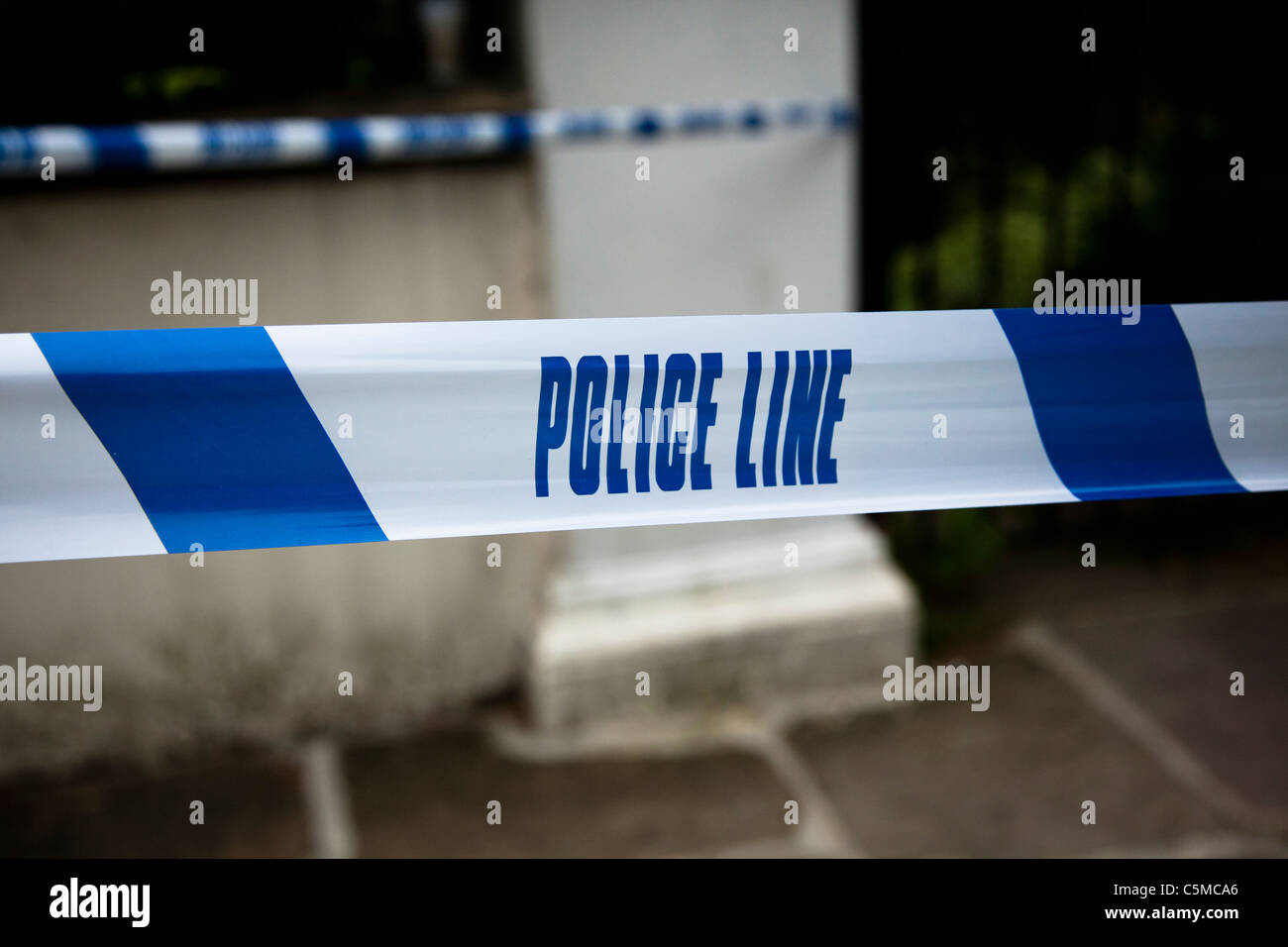 Cordoned off sidewalk hi-res stock photography and images - Alamy