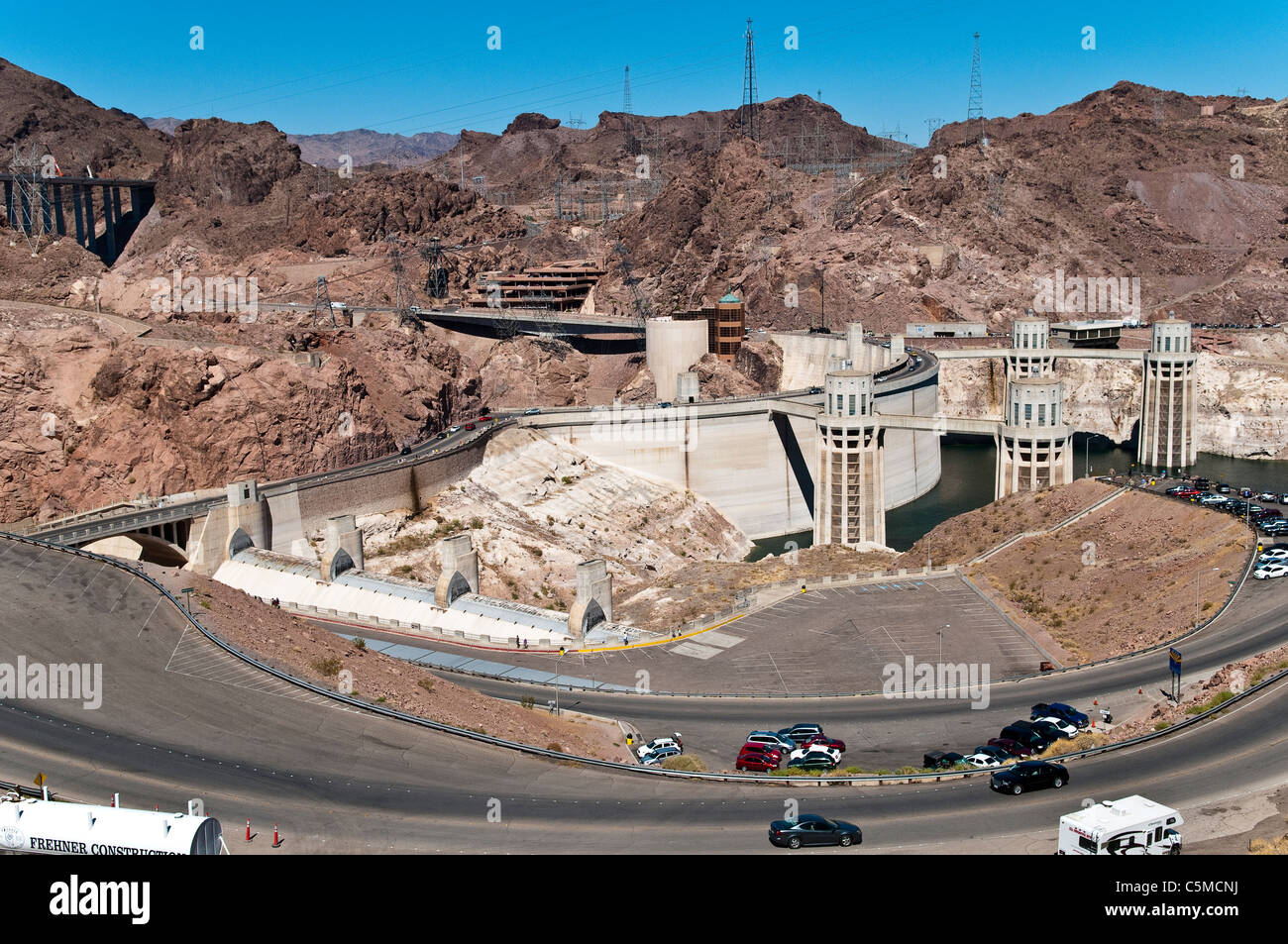 Hoover Dam, Lake Mead Reservoir, Boulder City, Nevada, USA Stock Photo - Alamy