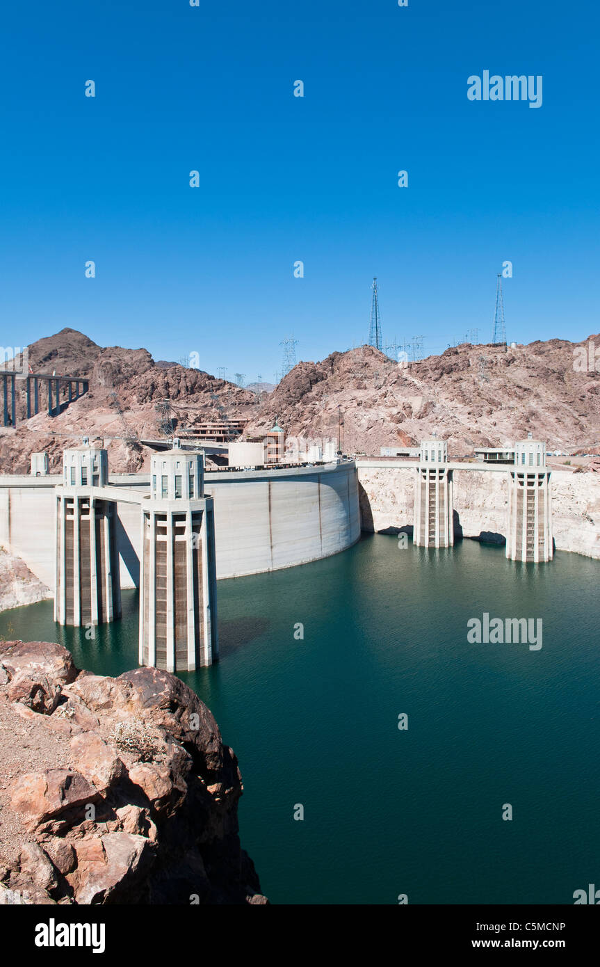 Hoover Dam, Lake Mead Reservoir, Boulder City, Nevada, USA Stock Photo - Alamy