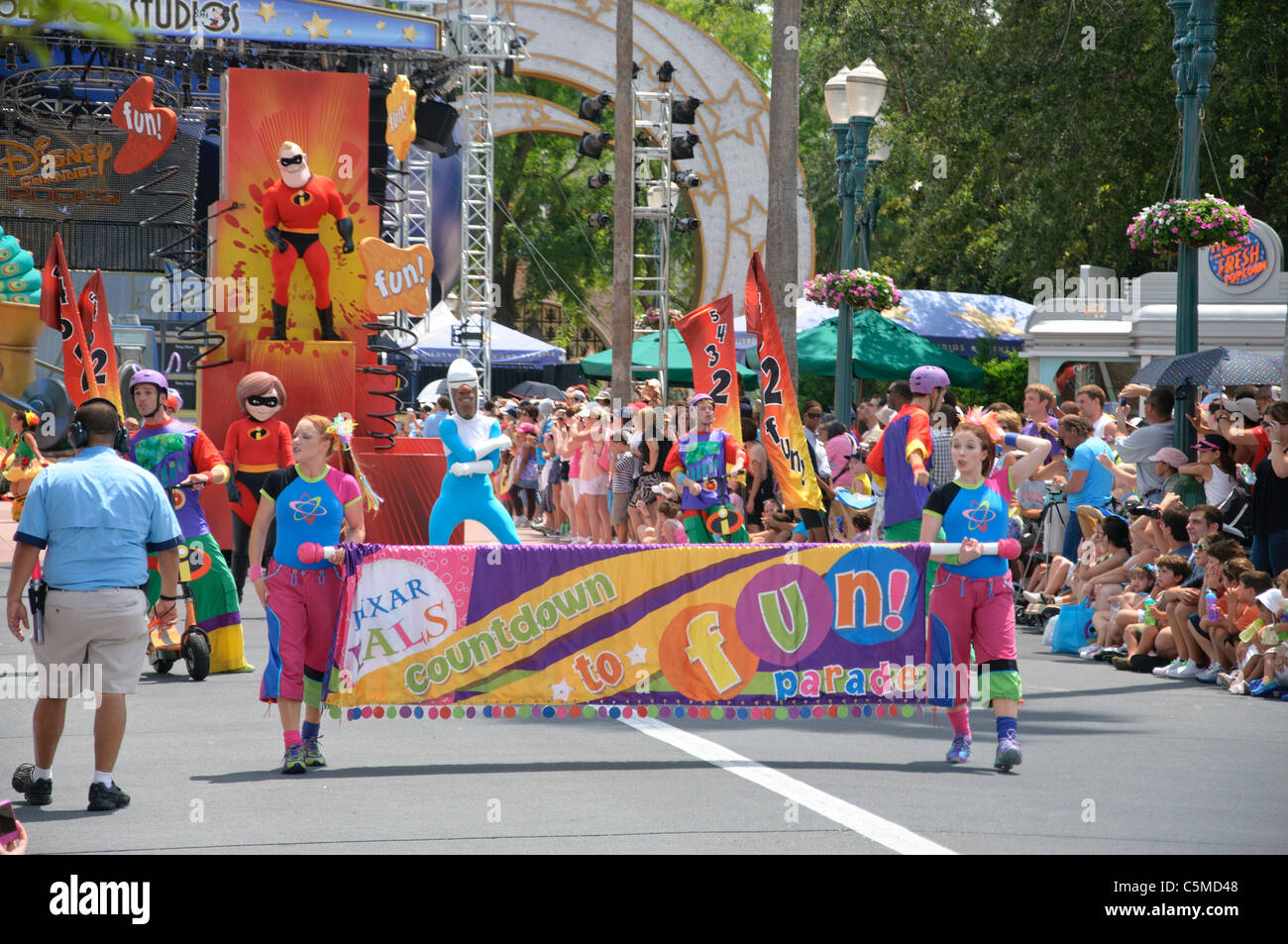disney pixars countdown to fun parade hollywood studios florida Stock ...