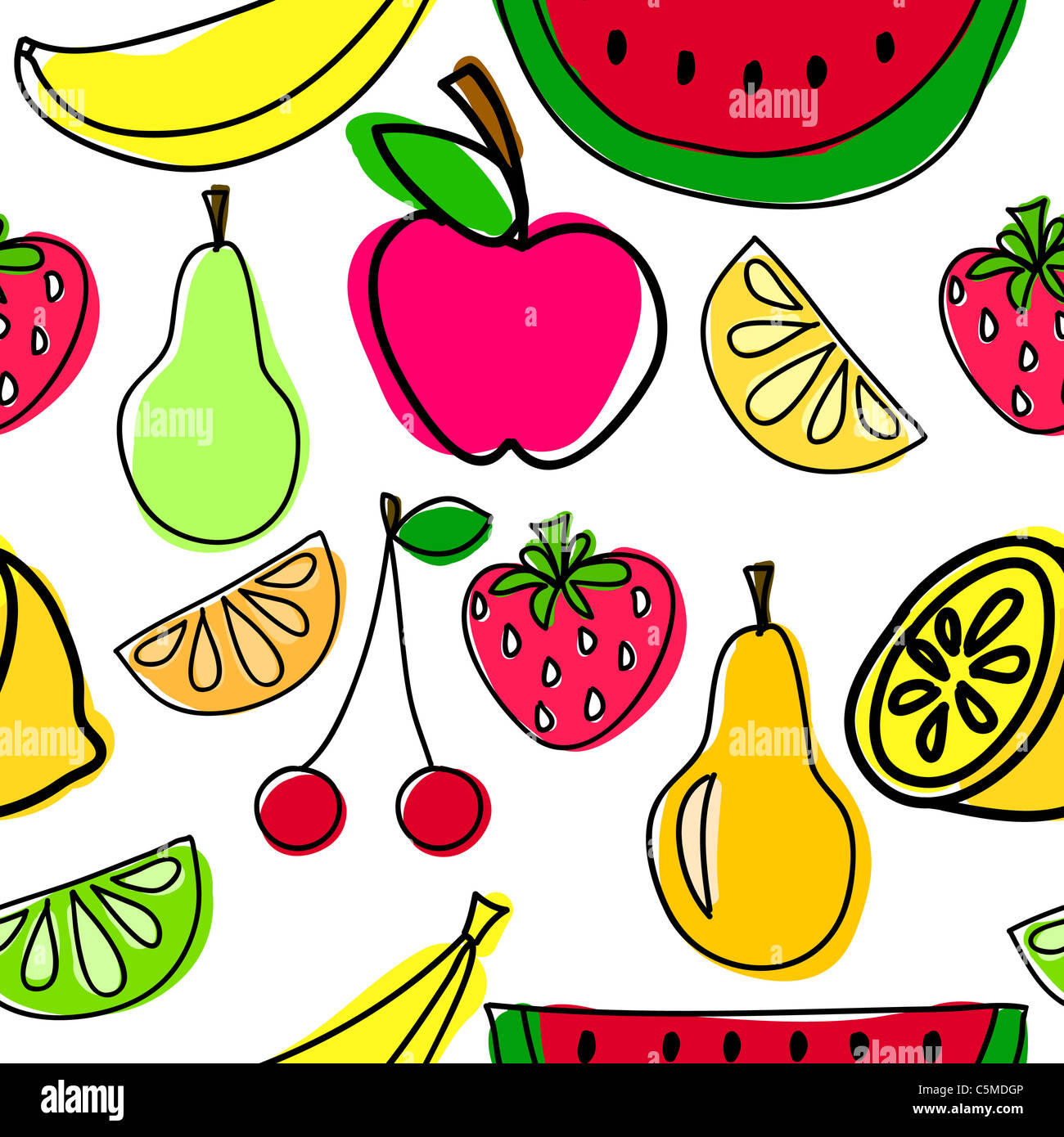 Fruit background - seamless - exclusive to Alamy Stock Photo - Alamy