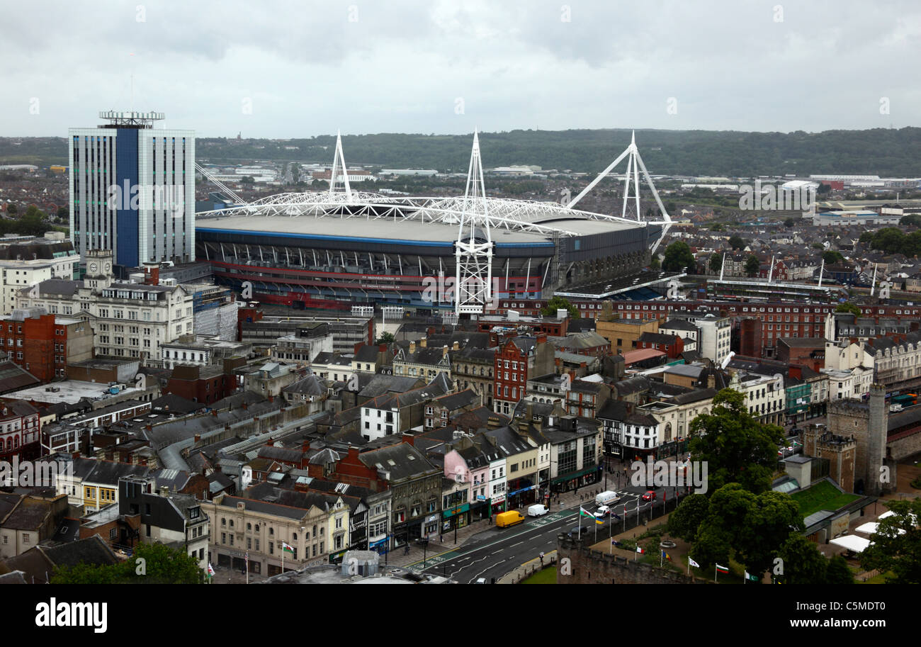 The principality stadium from above hi-res stock photography and images ...