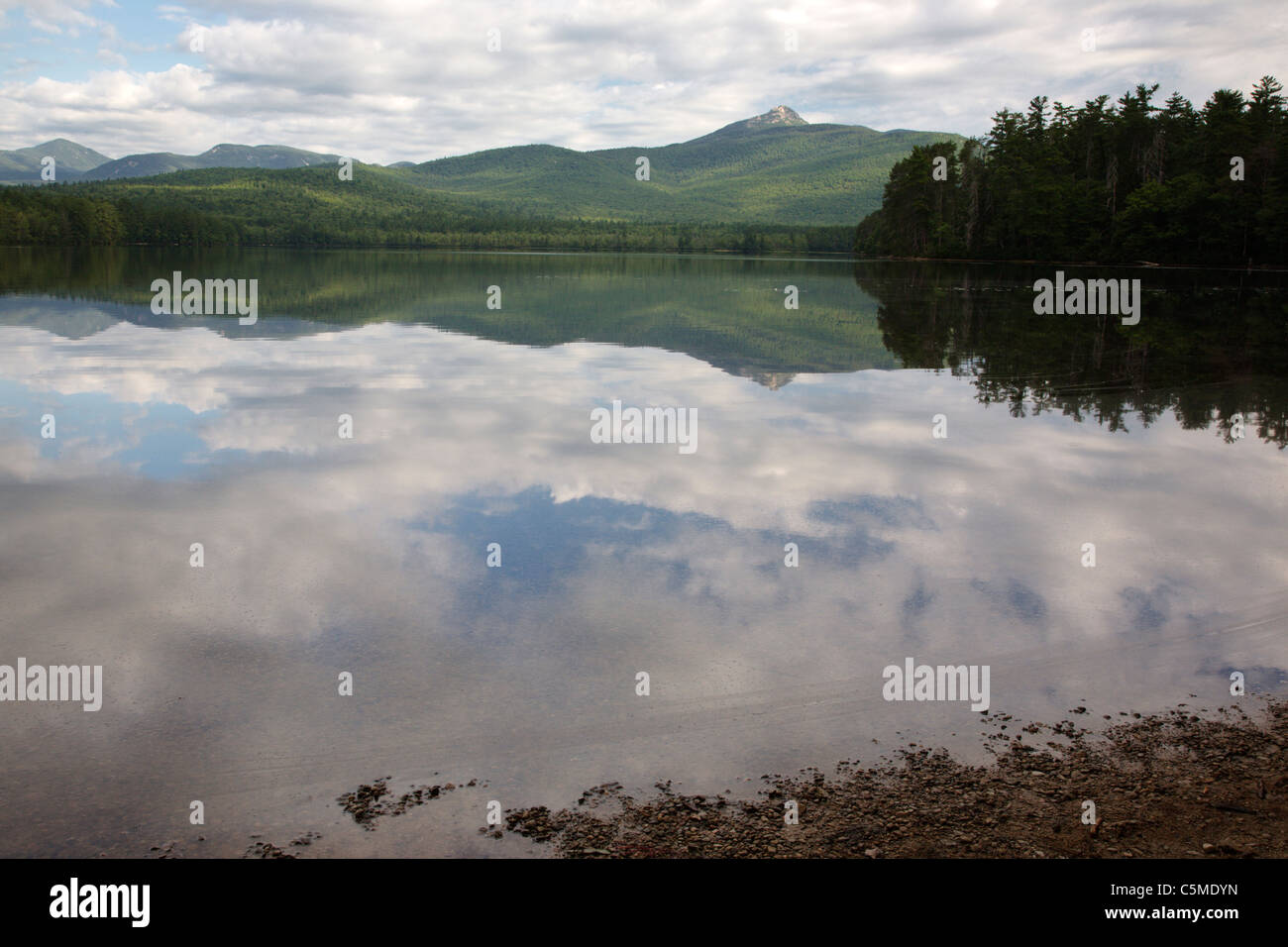 Mount Chocorua from Chocorua Lake in Tamworth, New Hampshire USA during ...
