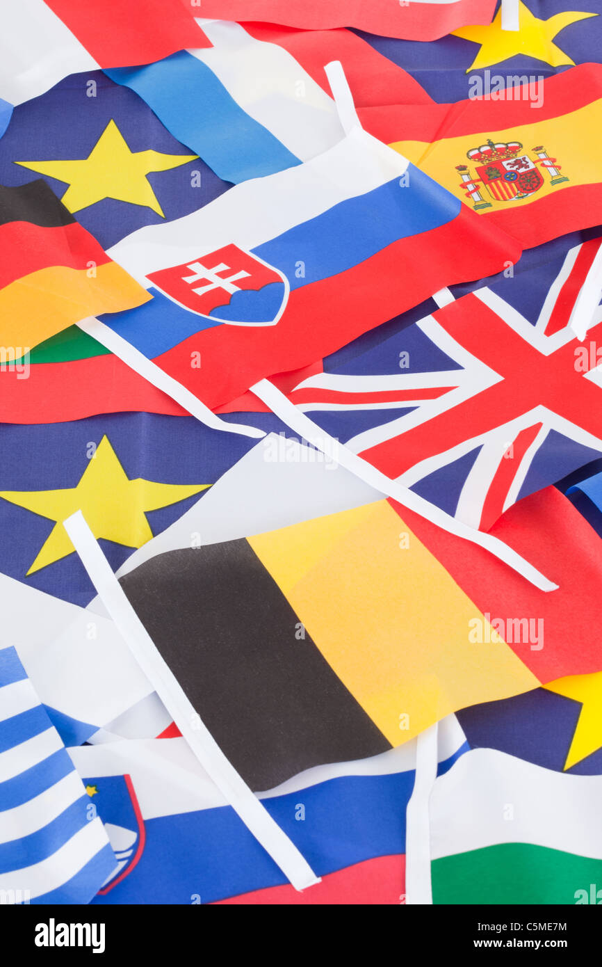 Several country flags Stock Photo - Alamy