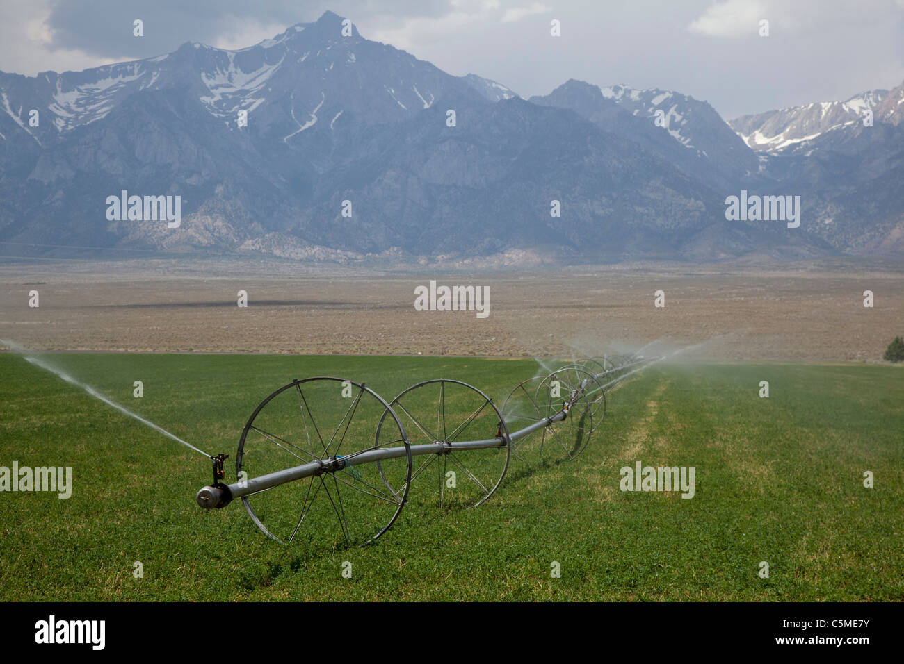 California farm field irrigation hi-res stock photography and images ...