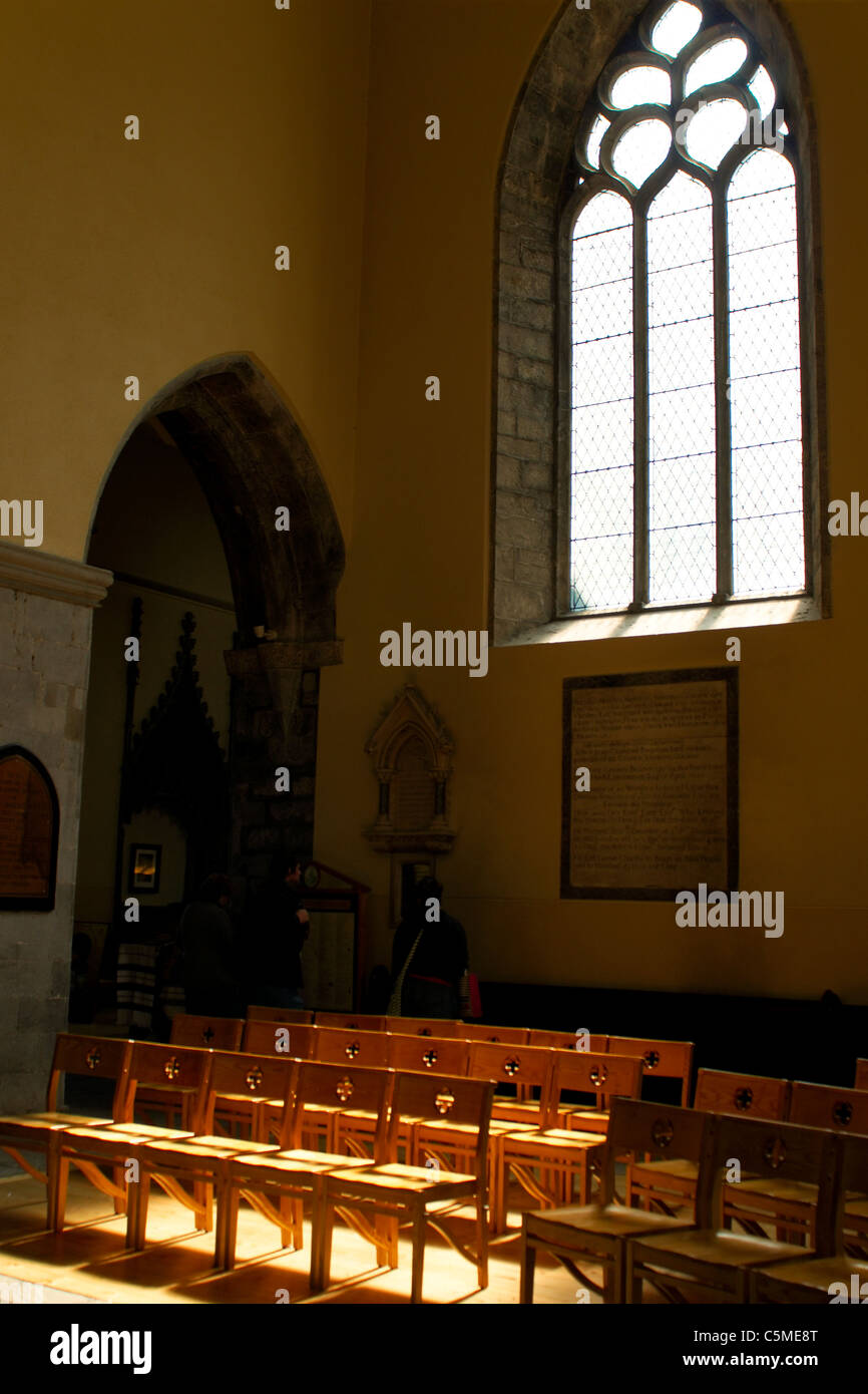 Interior of a church at Gallway, Ireland Stock Photo - Alamy