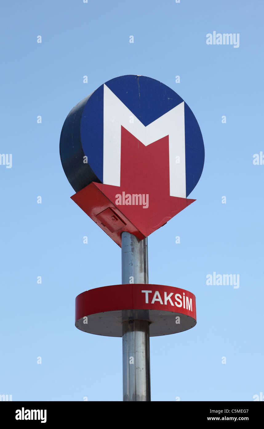 Istanbul metro sign hi-res stock photography and images - Alamy