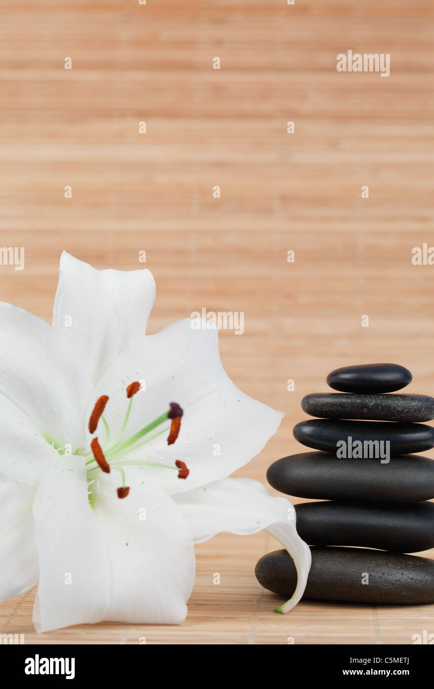 Stack of white pebbles hi-res stock photography and images - Alamy