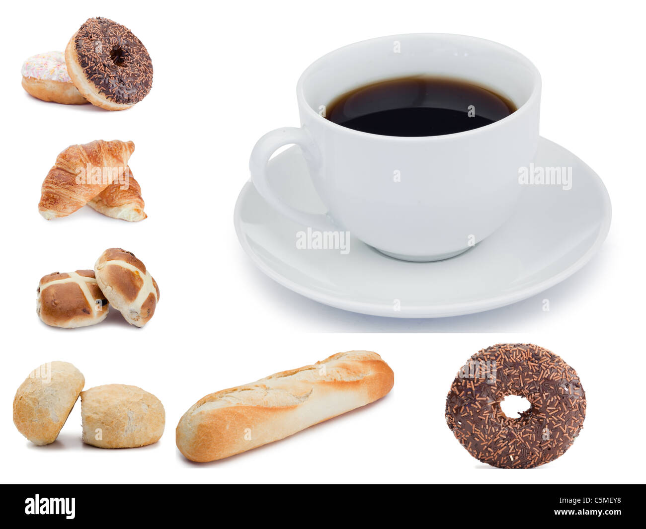 Sweet pastries Cut Out Stock Images & Pictures - Alamy