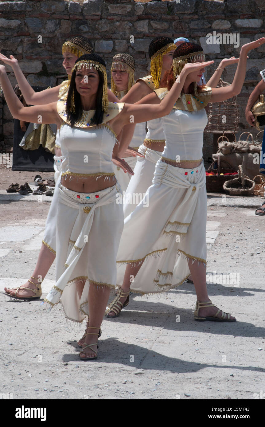 Theatrical pageant performance at the site of the ancient Greek and ...