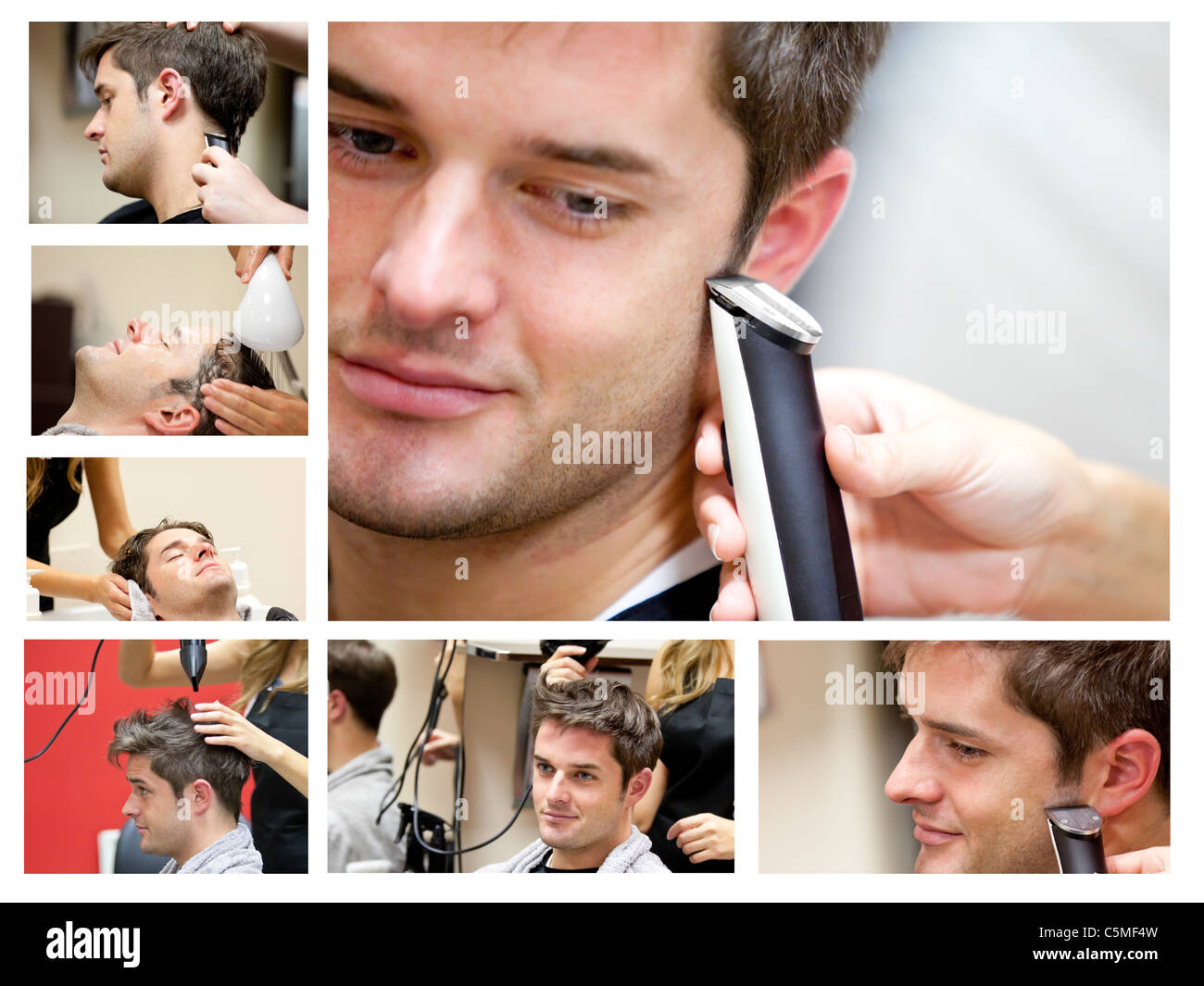 Collage man hi-res stock photography and images - Alamy