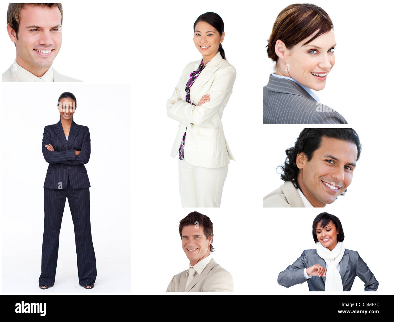 Collage of people, success hi-res stock photography and images - Alamy