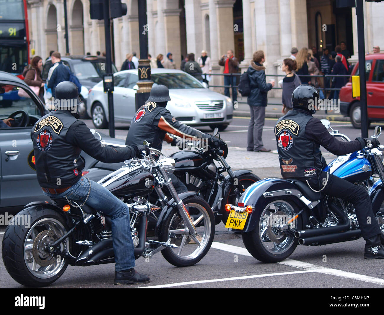 Motorbikes london bikers hi-res stock photography and images - Alamy