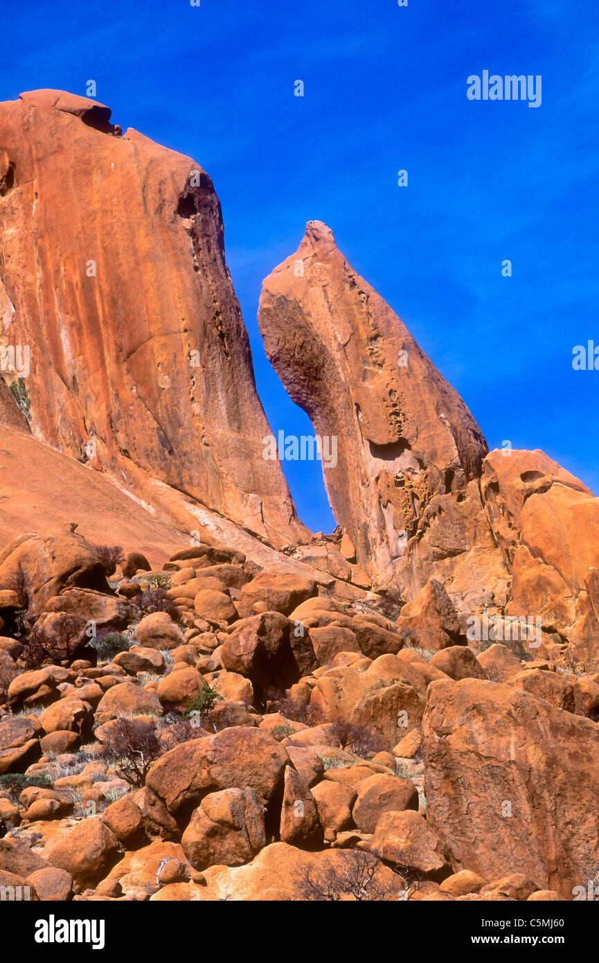 Rock formations Spitzkoppe Namibia Stock Photo - Alamy
