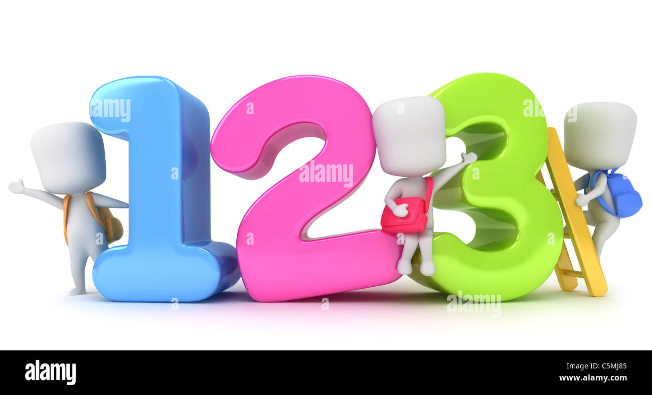 123 numbers hi-res stock photography and images - Alamy