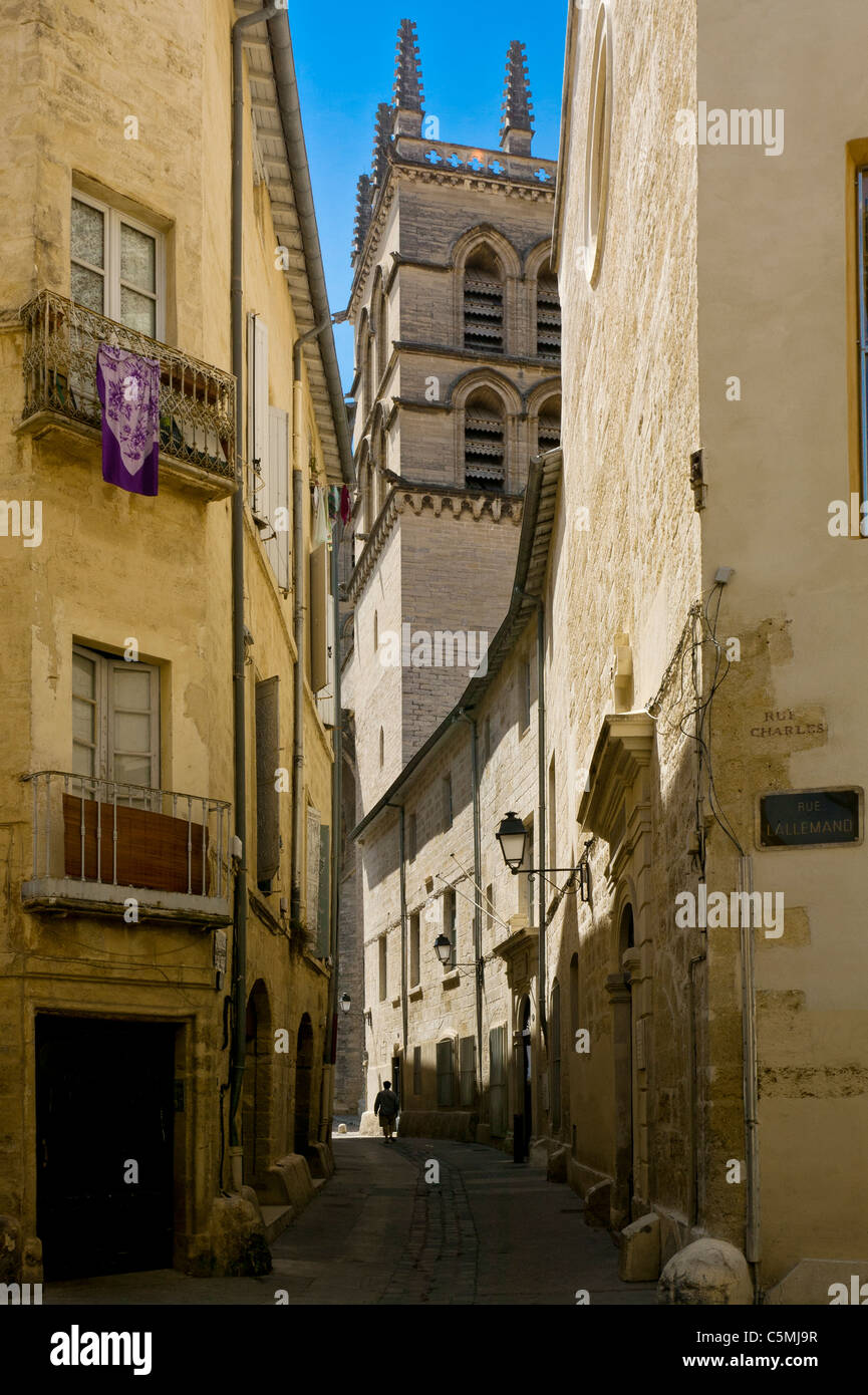 France montpellier old town hi-res stock photography and images - Alamy
