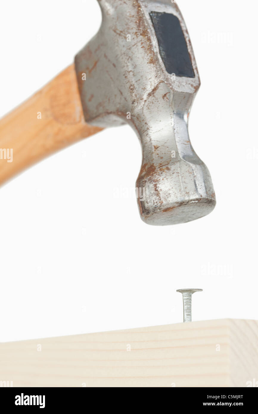 Hammer driving hi-res stock photography and images - Alamy