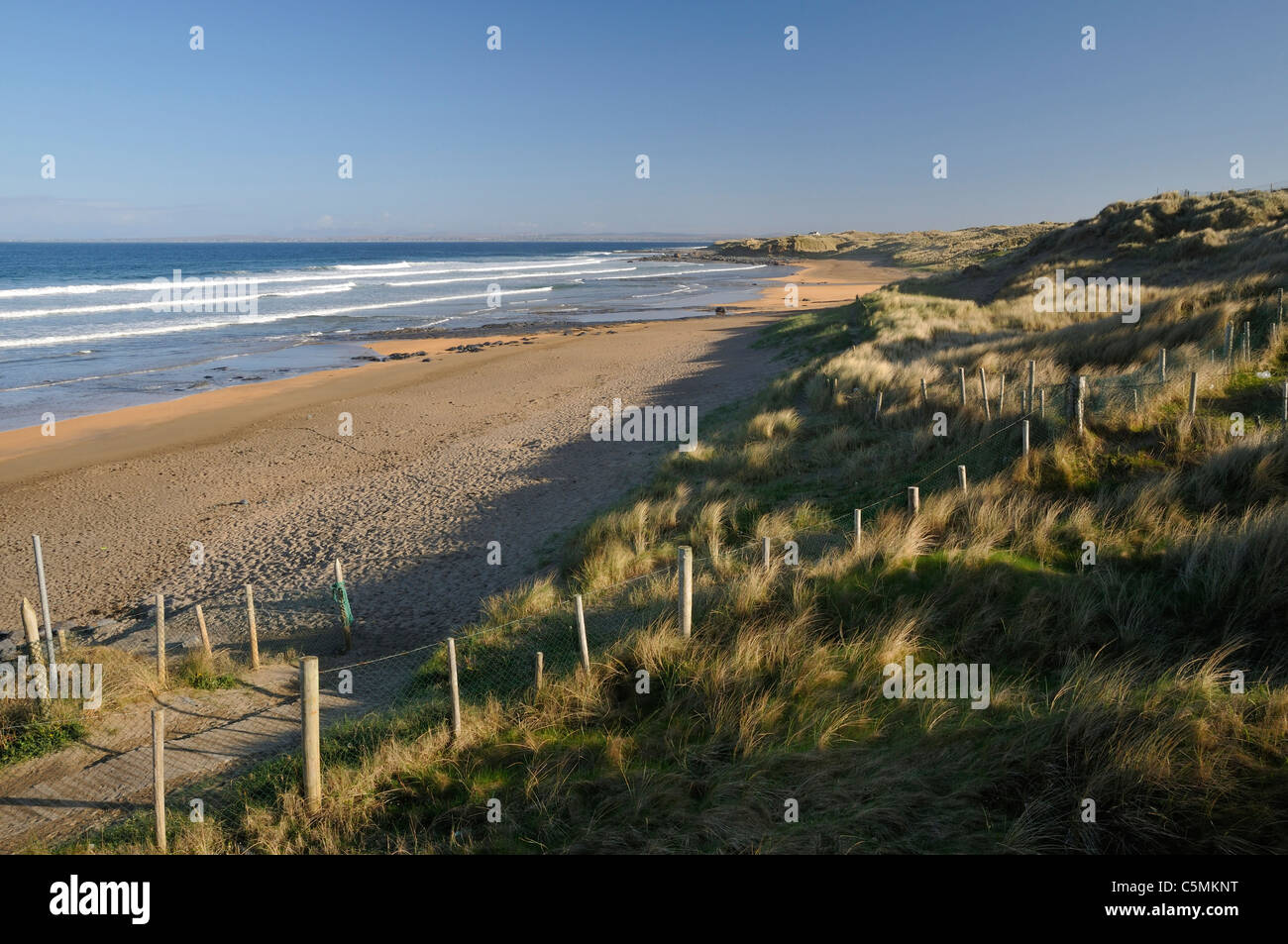 Surf on Fanore beach & sand dunes, Co. Clare, Ireland Stock Photo - Alamy