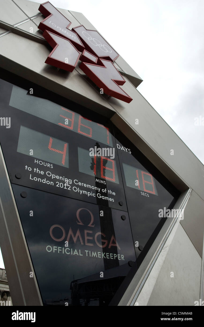 Omega olympic countdown clock hi-res stock photography and images - Alamy