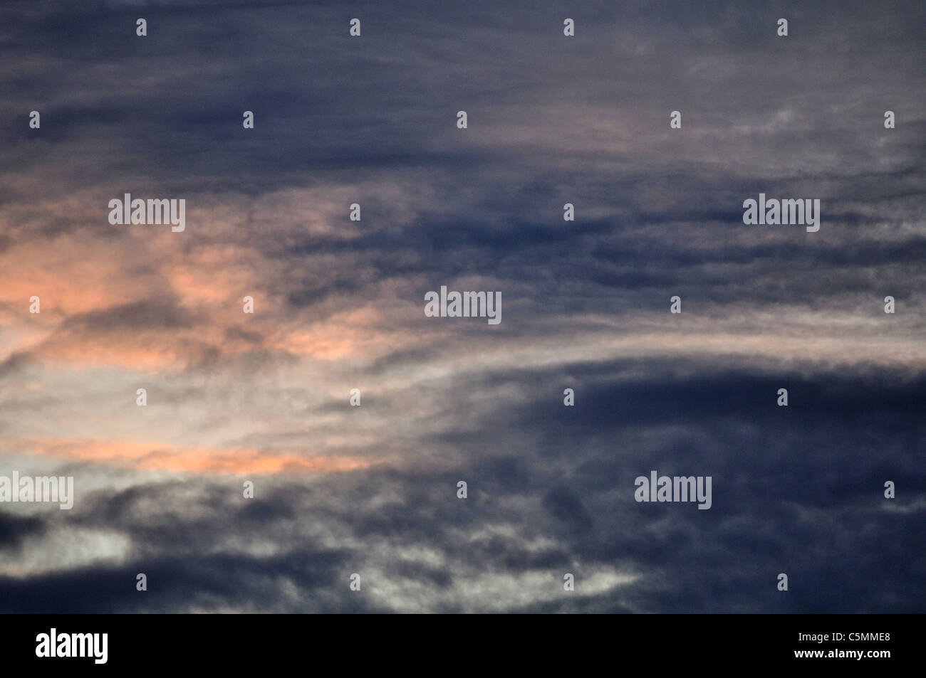 UK United Kingdom England sky sunset Great Britain light red blue white ...