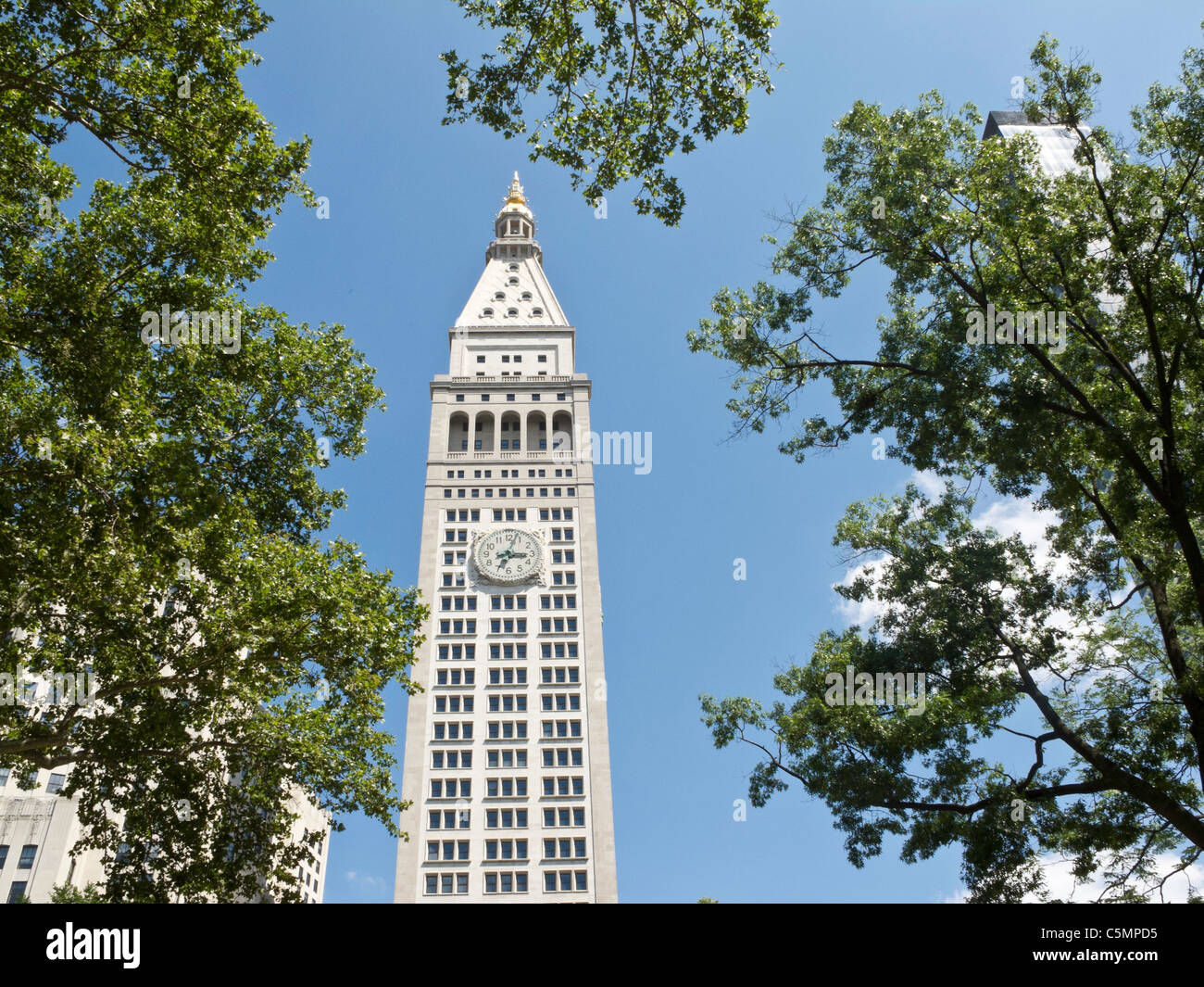 Clock Tower Of The Metropolitan Life Insurance Company Building Stock ...