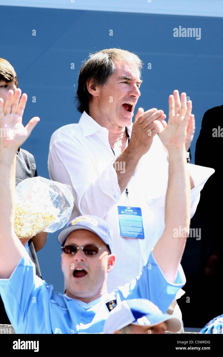 TIMOTHY DALTON ASHTON AND DEMI AT LA GALAXY V MANCHESTER CITY FOOTBALL ...