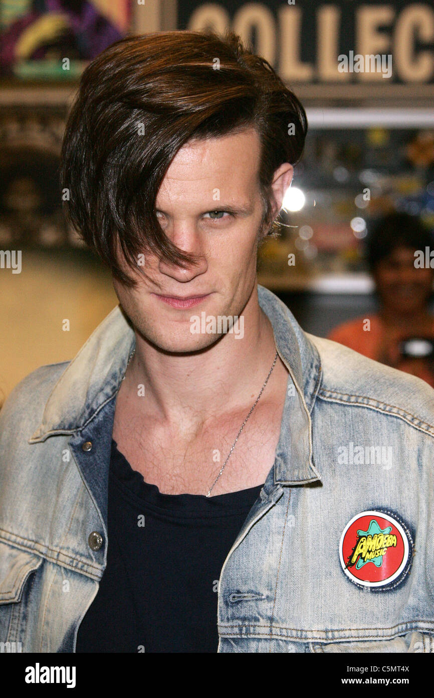 MATT SMITH DOCTOR WHO DVD SIGNING HOLLYWOOD LOS ANGELES CALIFORNIA USA ...