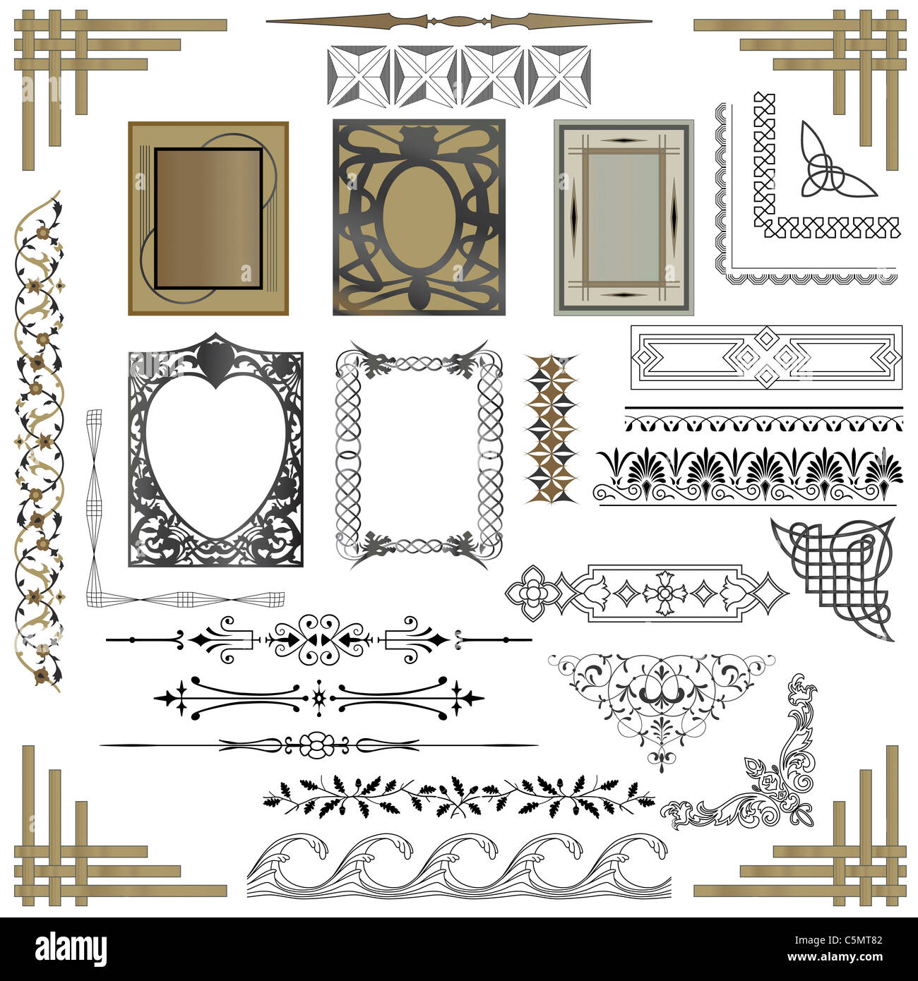 Decorative borders hi-res stock photography and images - Alamy