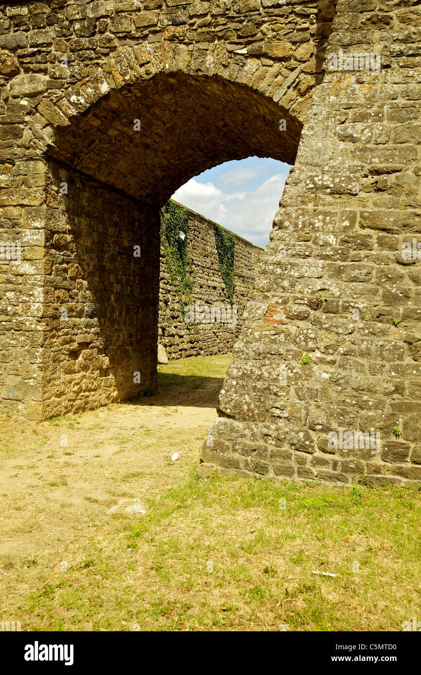 The castle moat Stock Photo - Alamy