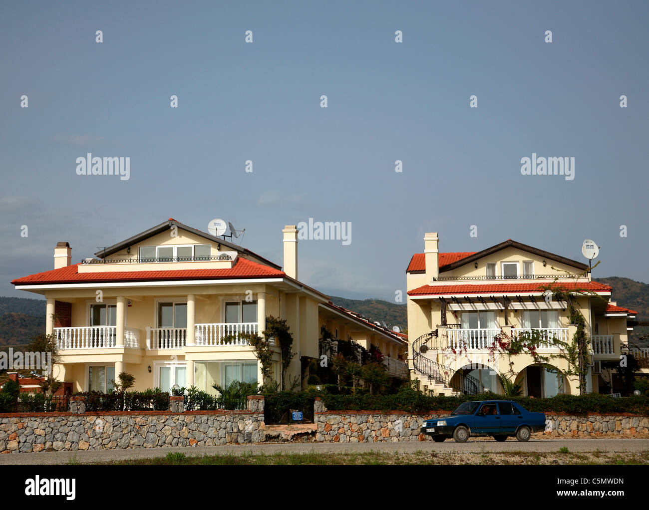 Fethiye Turkey luxury villas Stock Photo - Alamy