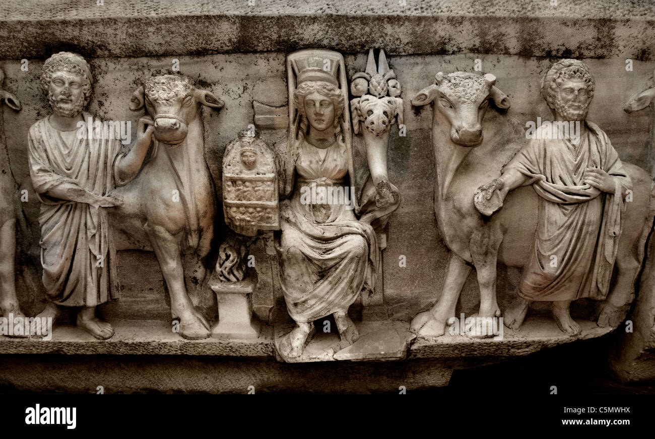 Perge Perga Greek Sacrifice Frieze Roman 2th second Century AD Turkey ...