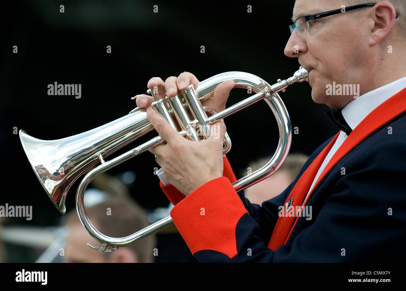 The central band of the royal british legion hi-res stock photography ...
