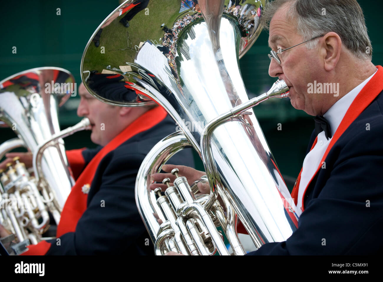 The central band of the royal british legion hi-res stock photography ...