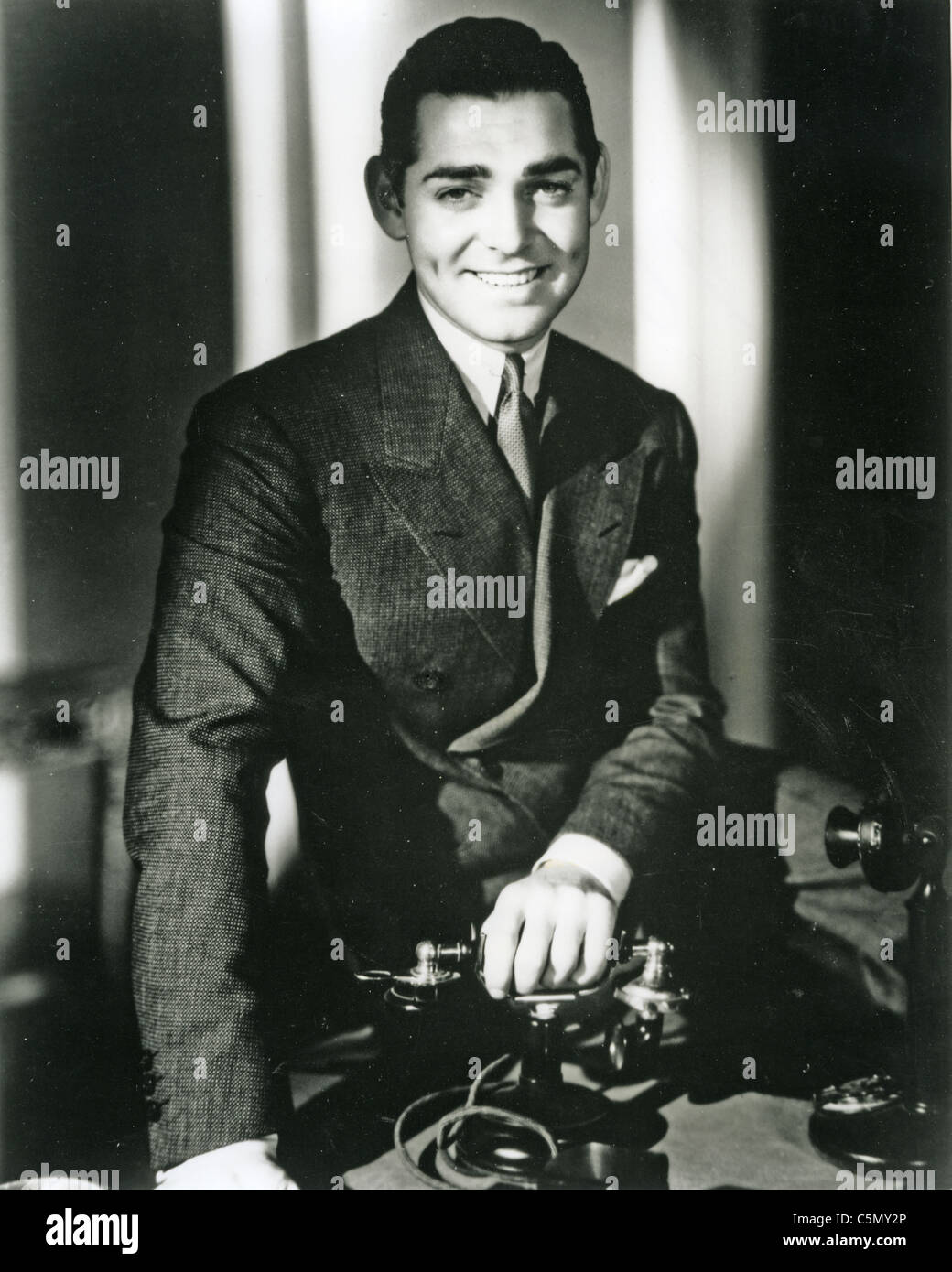 CLARK GABLE (1901-1960) US film actor about 1930 Stock Photo - Alamy
