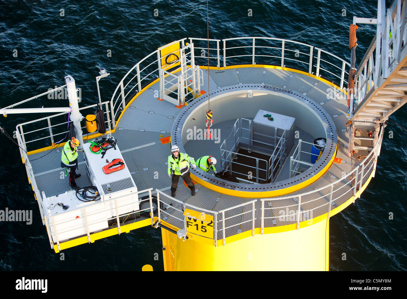 Wind turbine base hi-res stock photography and images - Alamy