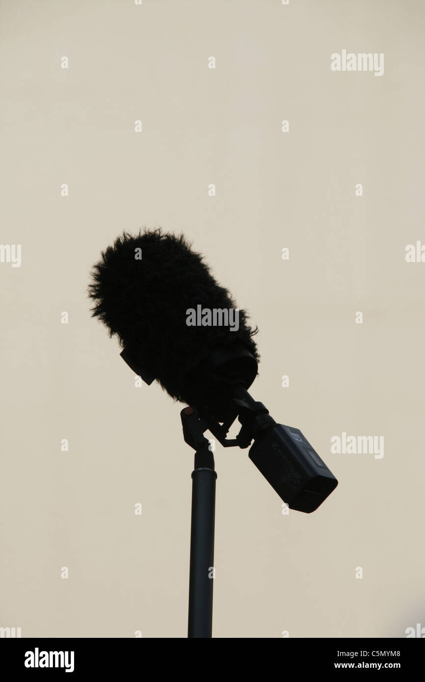 Fluffy microphone hi-res stock photography and images - Alamy