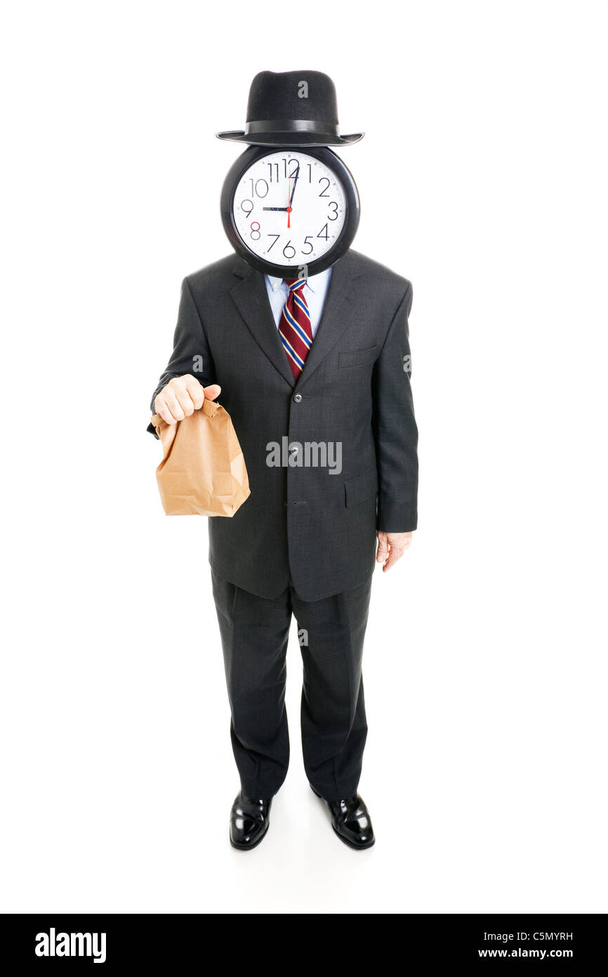 Man business lunch in Cut Out Stock Images & Pictures - Alamy