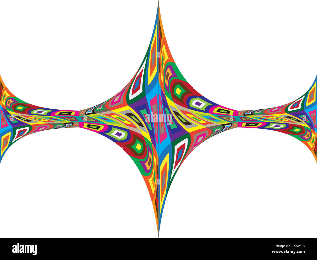 Horizontal futuristic column Stock Photo - Alamy