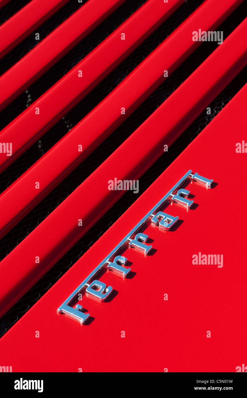 Ferrari name badge abstract Stock Photo - Alamy