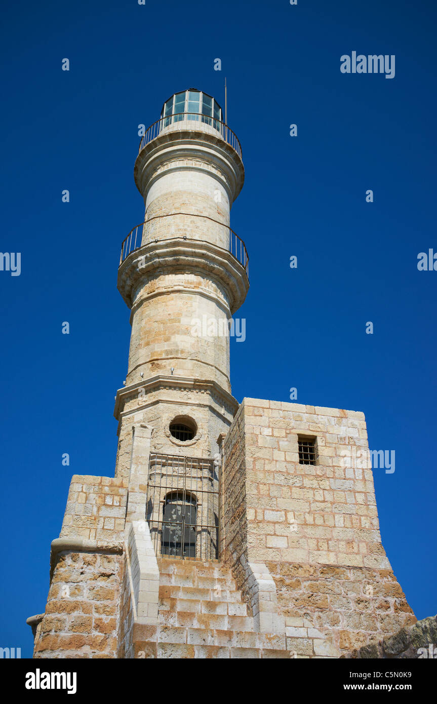 Hania chania old town lighthouse hi-res stock photography and images ...
