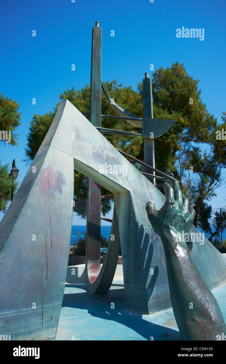 The Monument of the Hand a Maritime dedicated to the SS Heraklion ...
