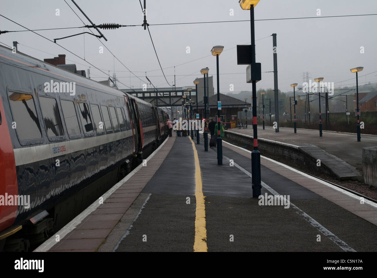 British Rail Class 91 National Express train 91111 electric locomotive ...