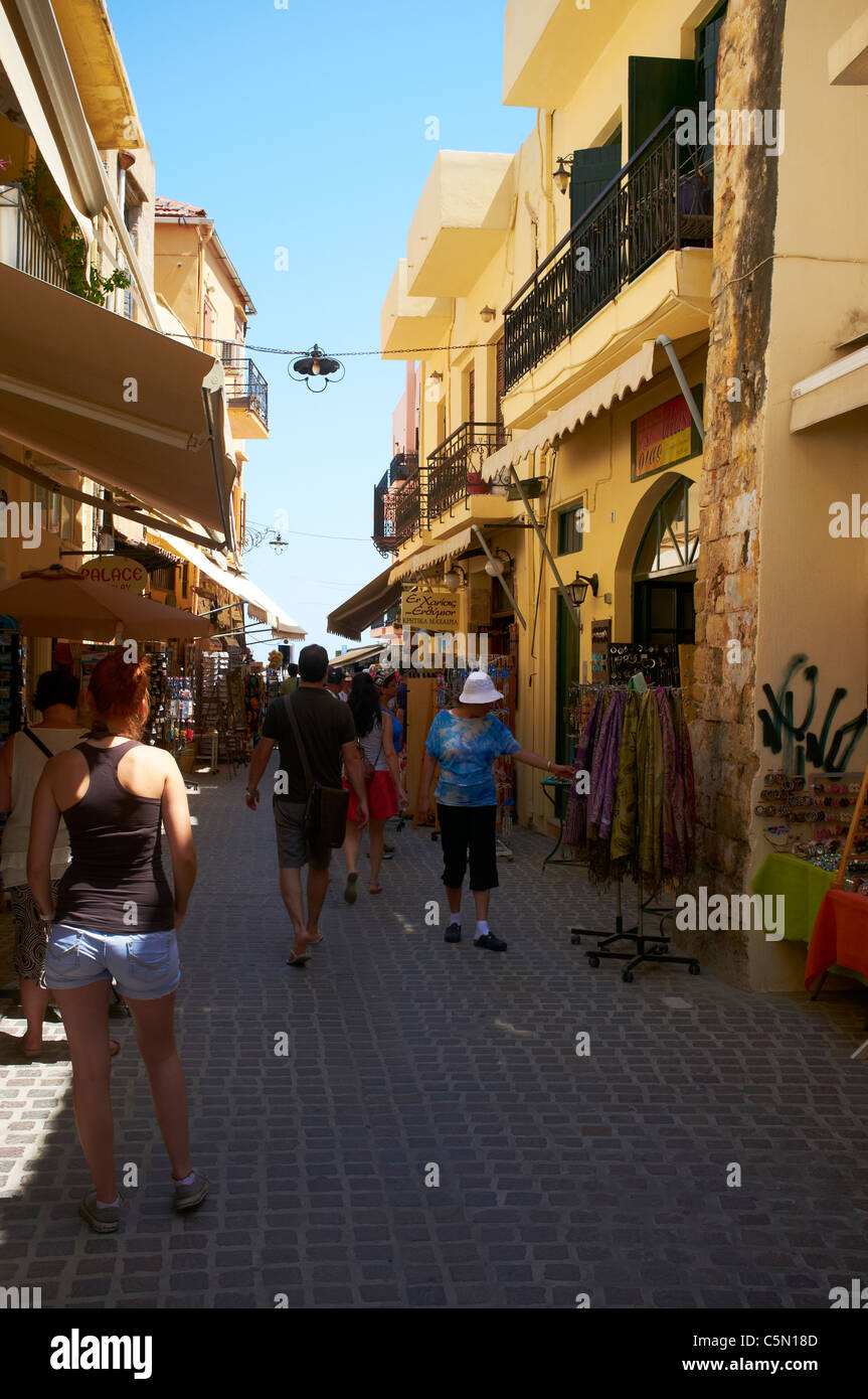 Narrow streets greece hi-res stock photography and images - Alamy