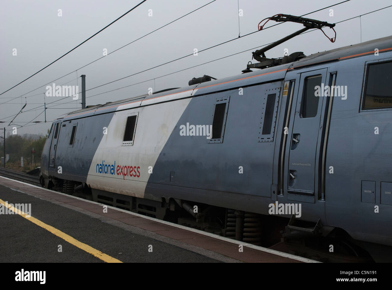 British Rail Class 91 National Express train 91111 electric Stock Photo ...