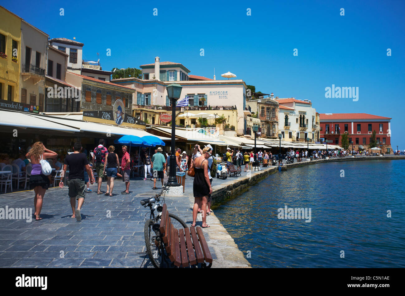 Hania waterfront hi-res stock photography and images - Alamy